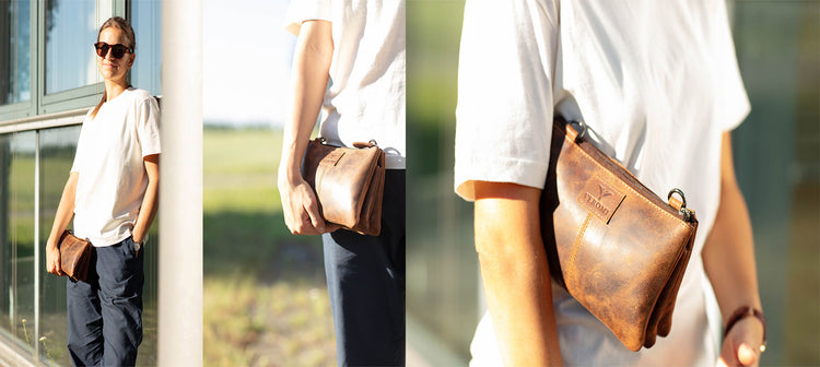 Echtleder Taschen für Männer & Frauen – VEROMI Bauchtaschen & mehr ...