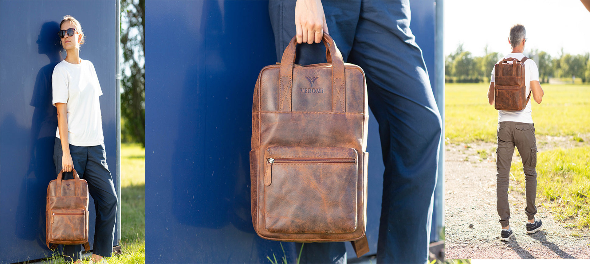 Echtleder Taschen für Männer & Frauen – VEROMI Bauchtaschen & mehr ...